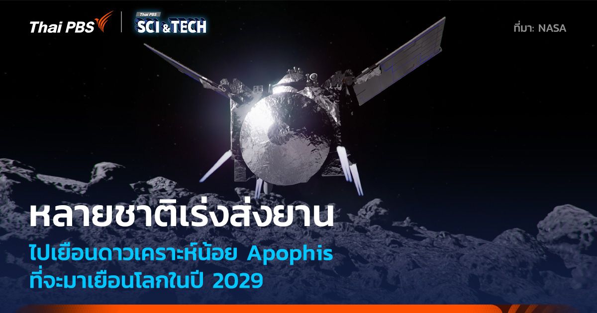 หลายชาติเร่งส่งยานไปเยือน Apophis ดาวเคราะห์น้อยที่จะเฉียดโลกในปี 2029 ...