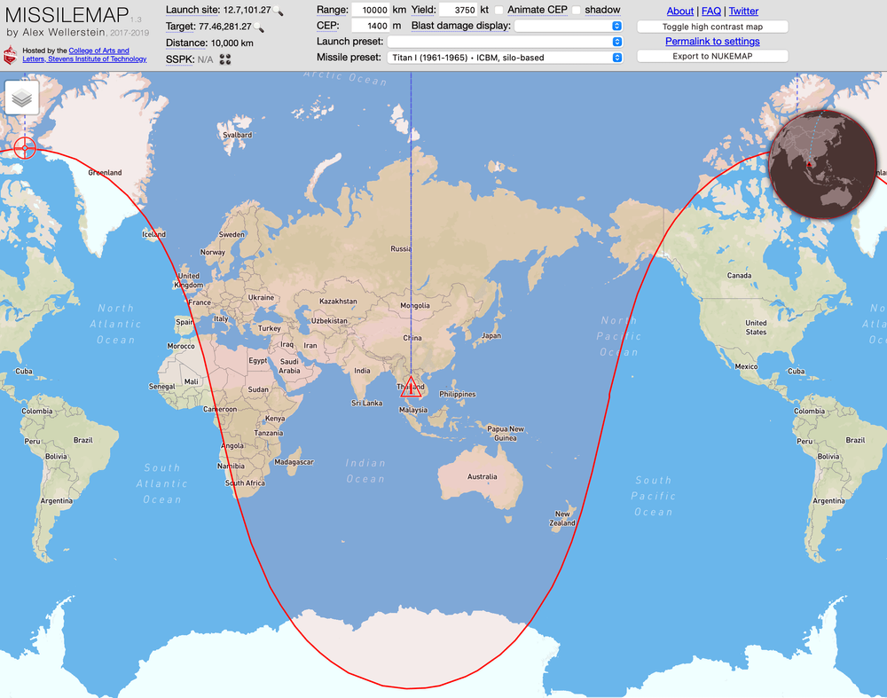 NUKE MAP ถ้า “ระเบิดนิวเคลียร์” ลงที่ “กรุงเทพฯ” เมืองจะถูกทำลายแค่ไหน ...